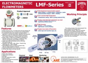 WINTERS LMF ELECTROMAGNETIC FLOWMETER – Alpha Excel Engineering Co.,Ltd.