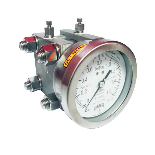 WINTERS DIFFERENTIAL PRESSURE GAUGE PDD SERIES DOUBLE DIAPHRAGM – Alpha ...